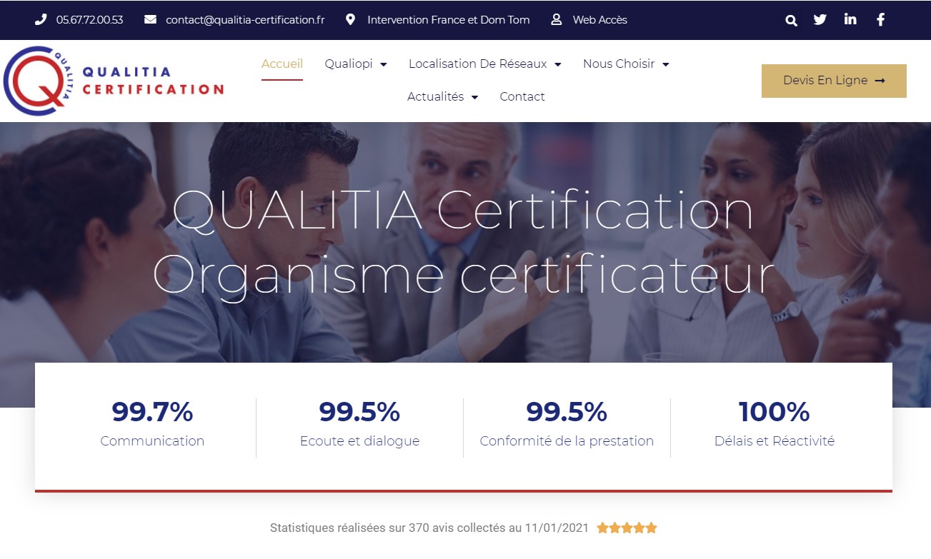 Organisme de Certification National - Qualitia Certification