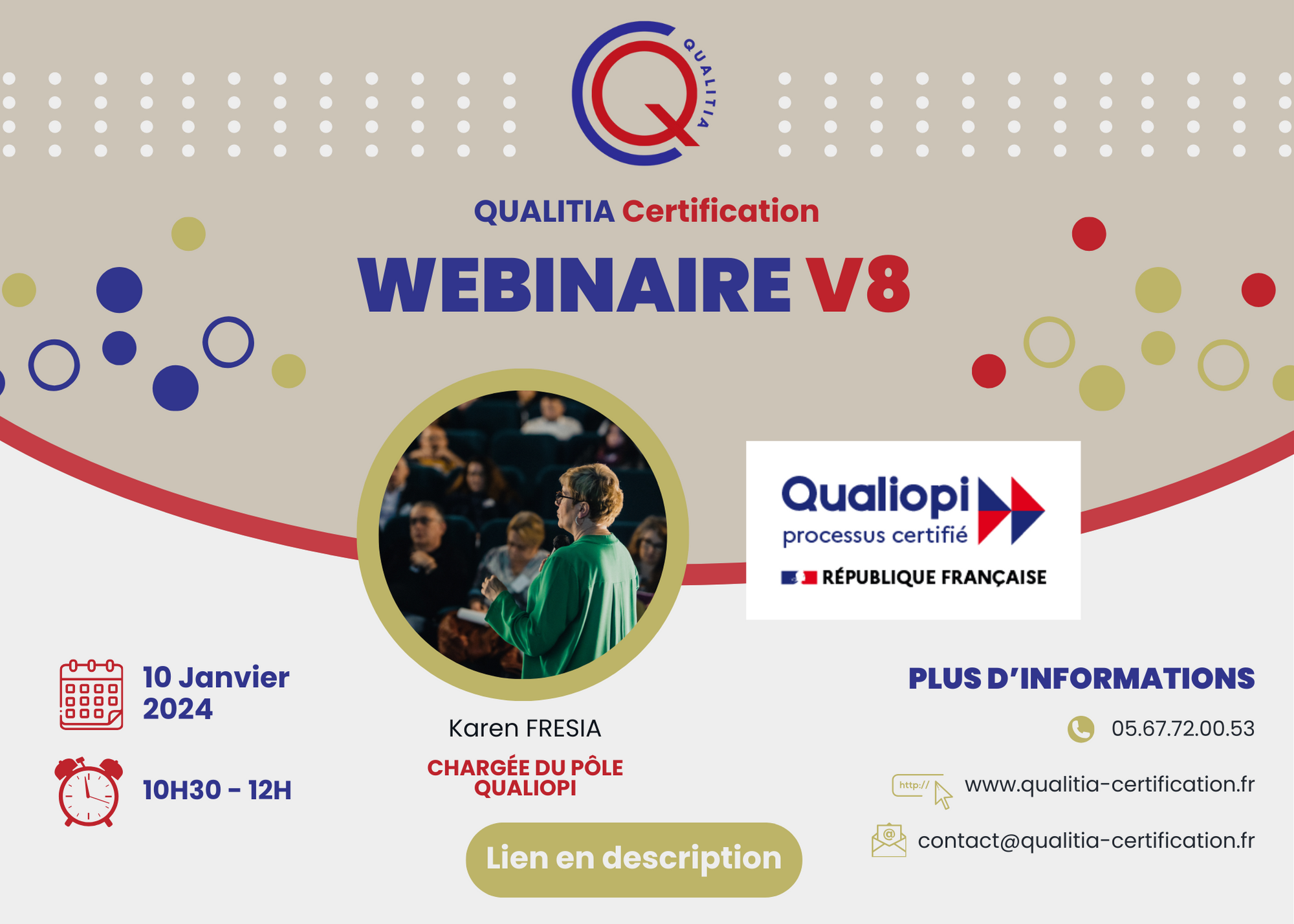 WEBINAIRE V8 Guide Lecture ! - Qualitia Certification